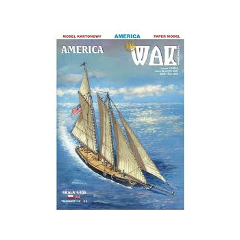 WAK AMERICA 1/100 MODEL KARTONOWY